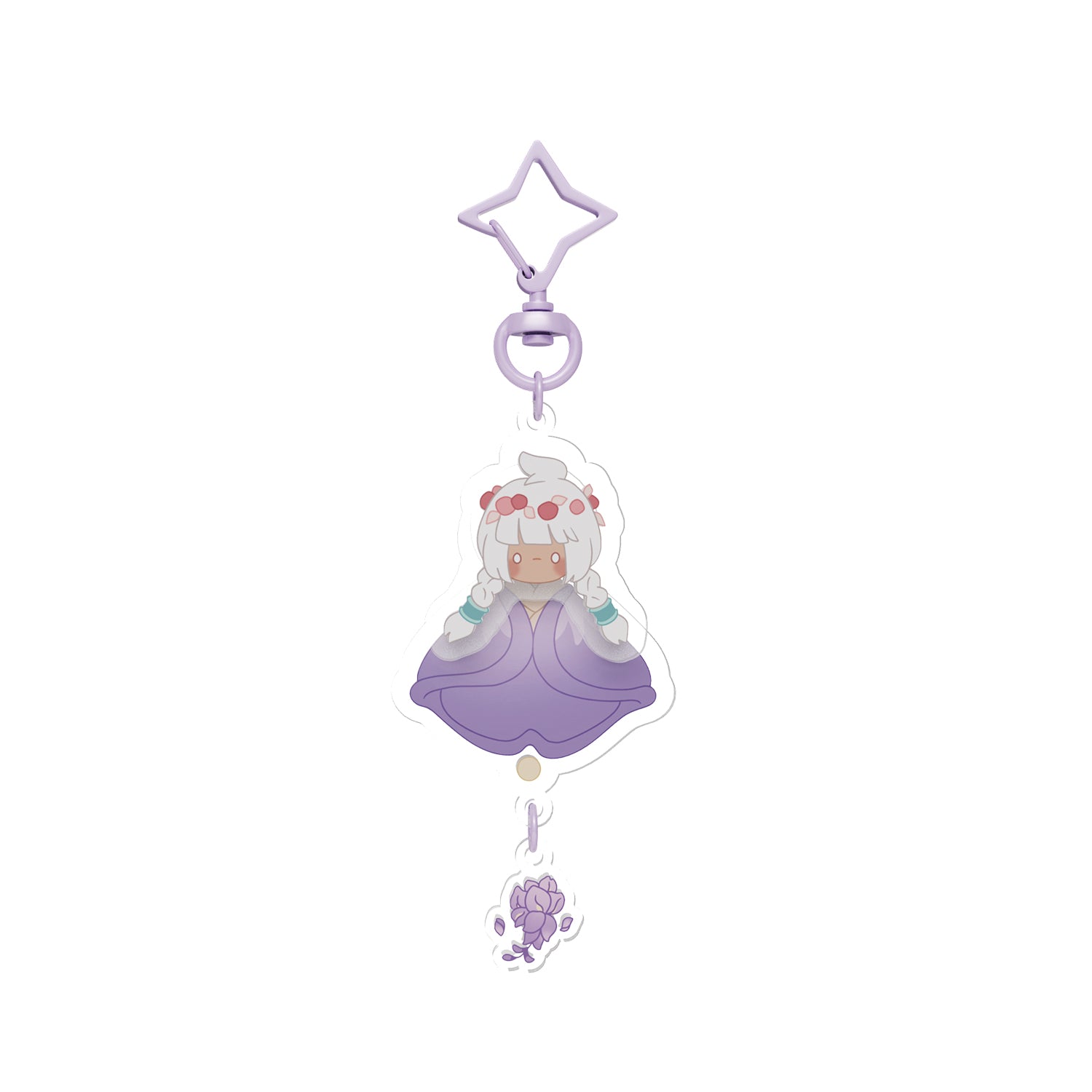 Sky Acrylic Wobbly Keychain - Wisteria – thatskyshop